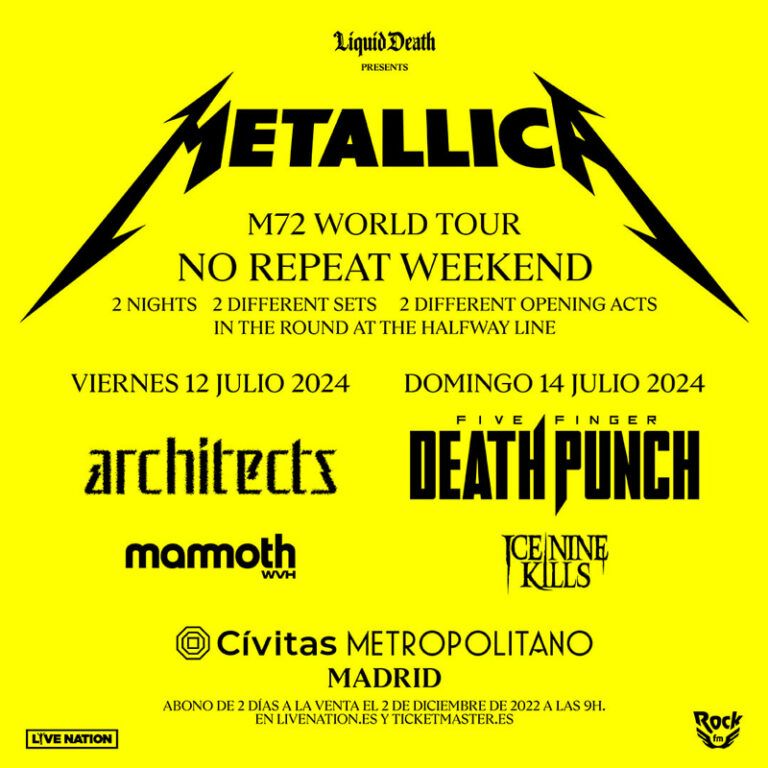 James Hetfield (Metallica) comparte sus sensaciones tras ver a Judas ...