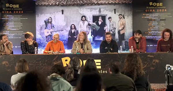 Robe anuncia los primeros conciertos de presentación de "Se nos lleva ...