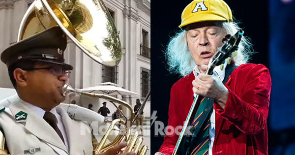 Tres himnos de AC/DC son interpretados en el cambio de guardia de ...