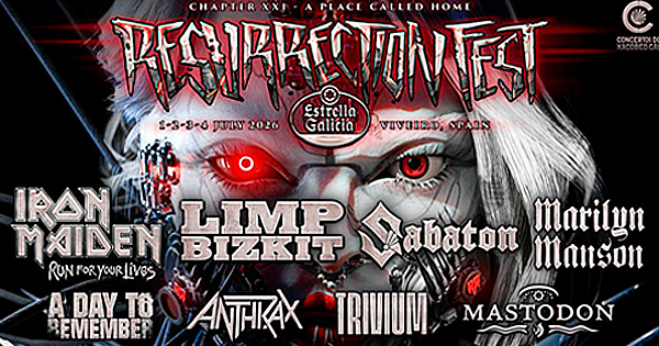 Resurrection Fest confirma a Sabaton, A Day To Remember, Anthrax y ...